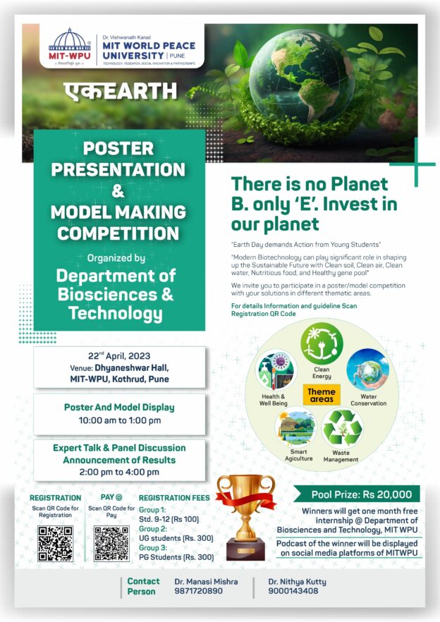 Poster Presentation & Model-Making Competition by MIT-WPU, Pune