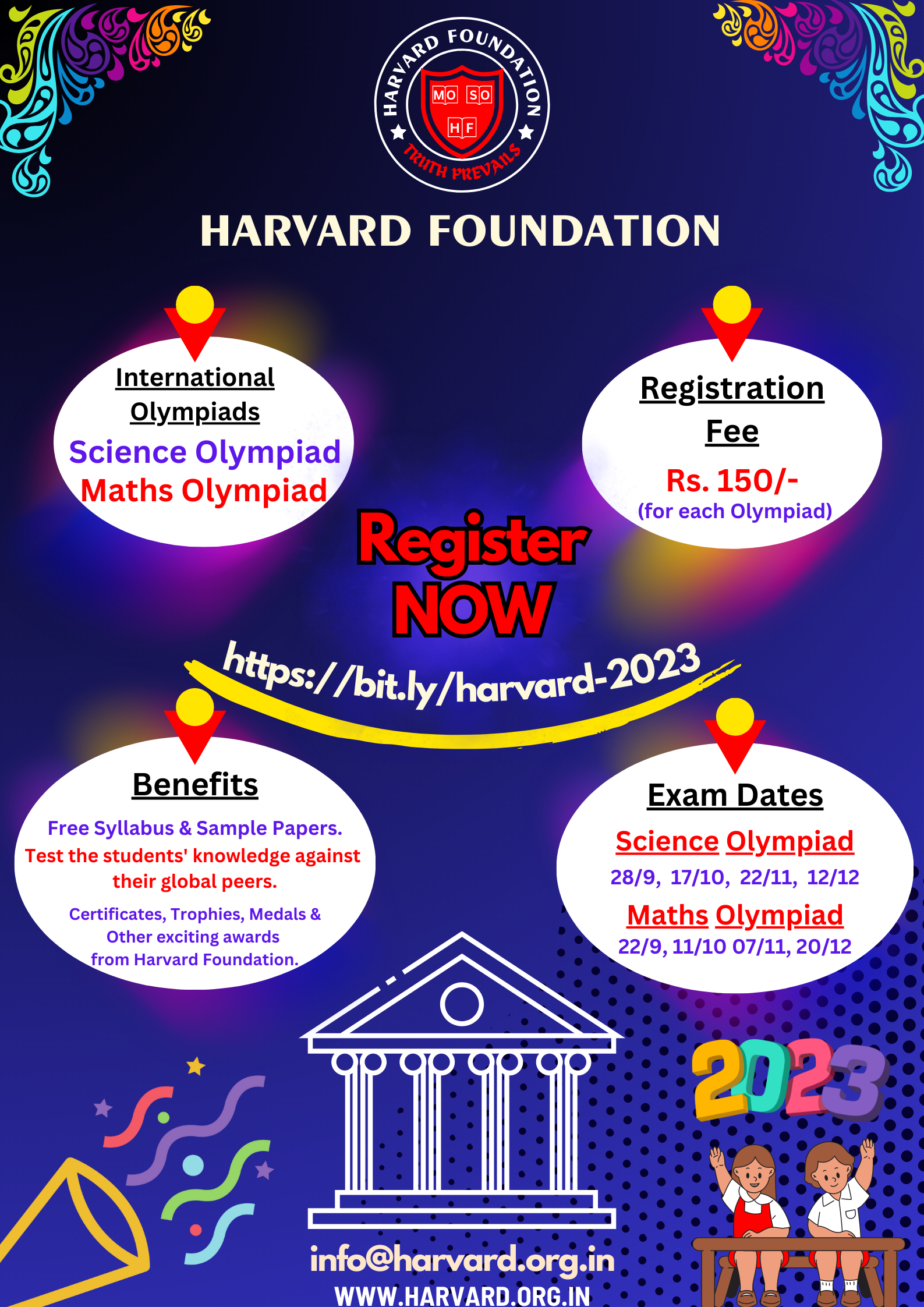 International Olympiads 2023 by Harvard Foundation