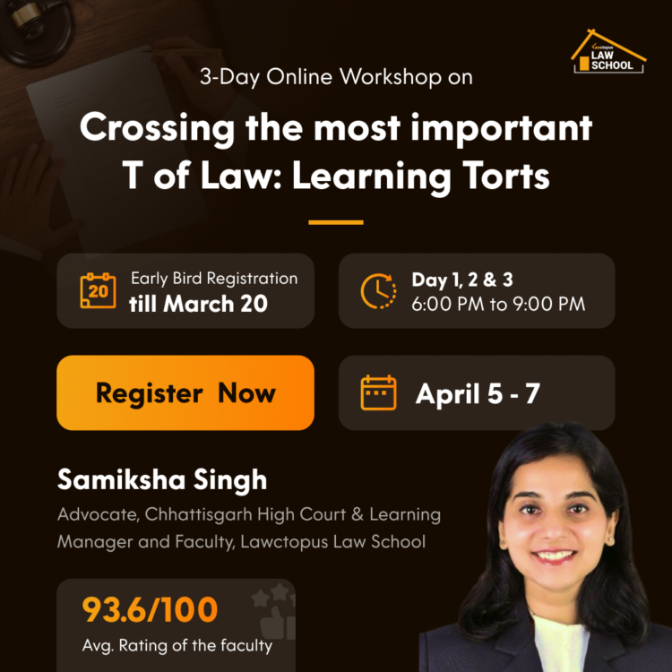 Workshop on Crossing the Most Important T of Law: Learning Torts