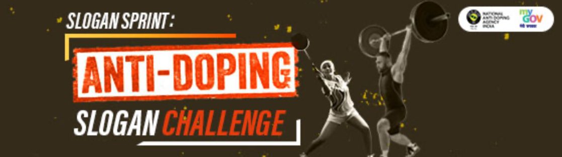 Slogan Sprint: Anti-Doping Slogan Competition by NADA
