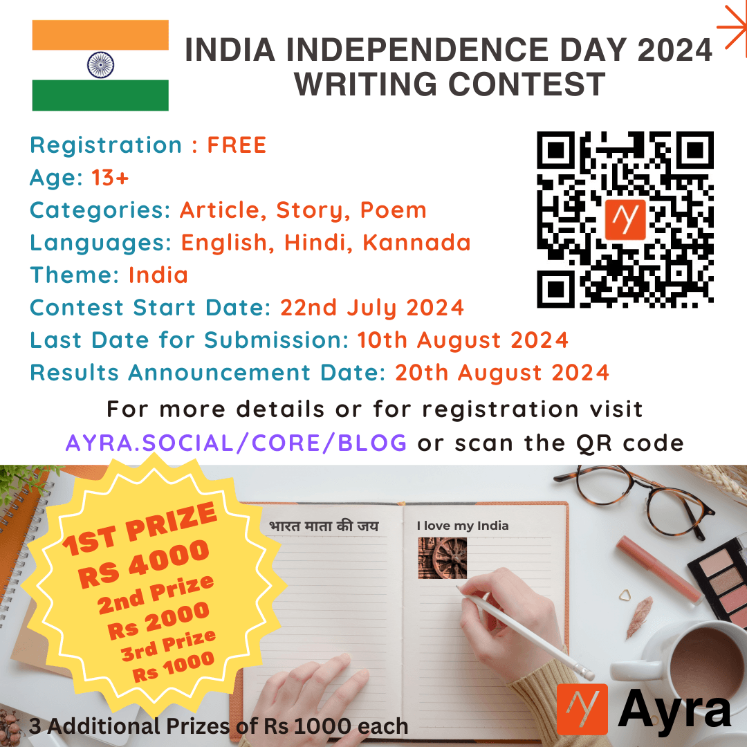 Independence Day Writing Contest by Ayra Social: Submit Now