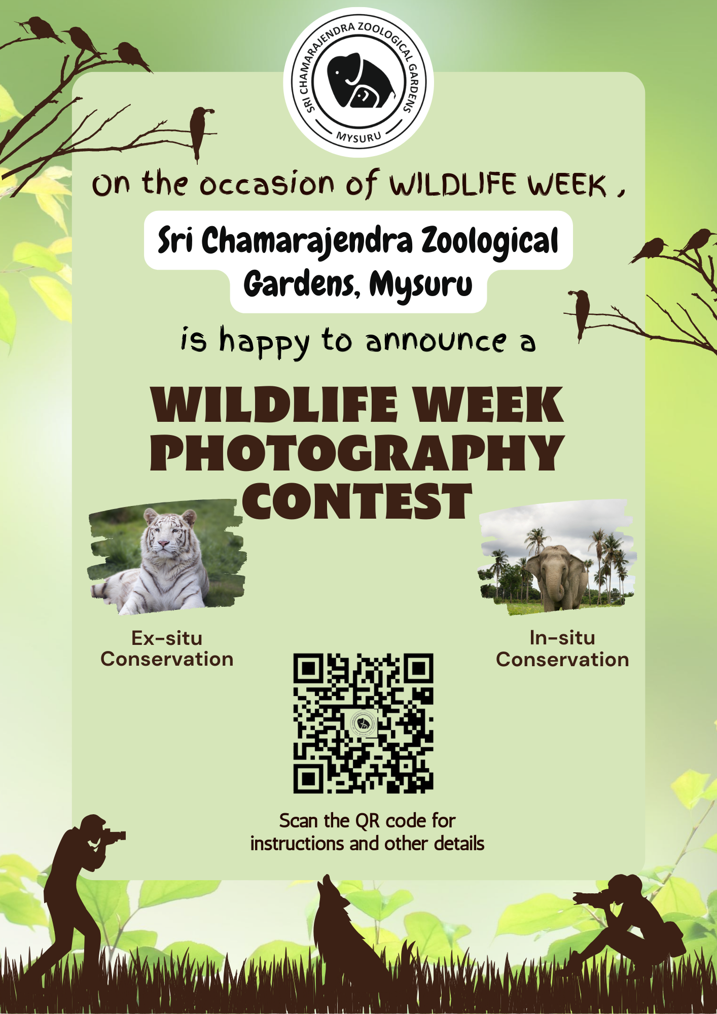 Wildlife Week Photography Contest 2024 by Mysuru Zoo