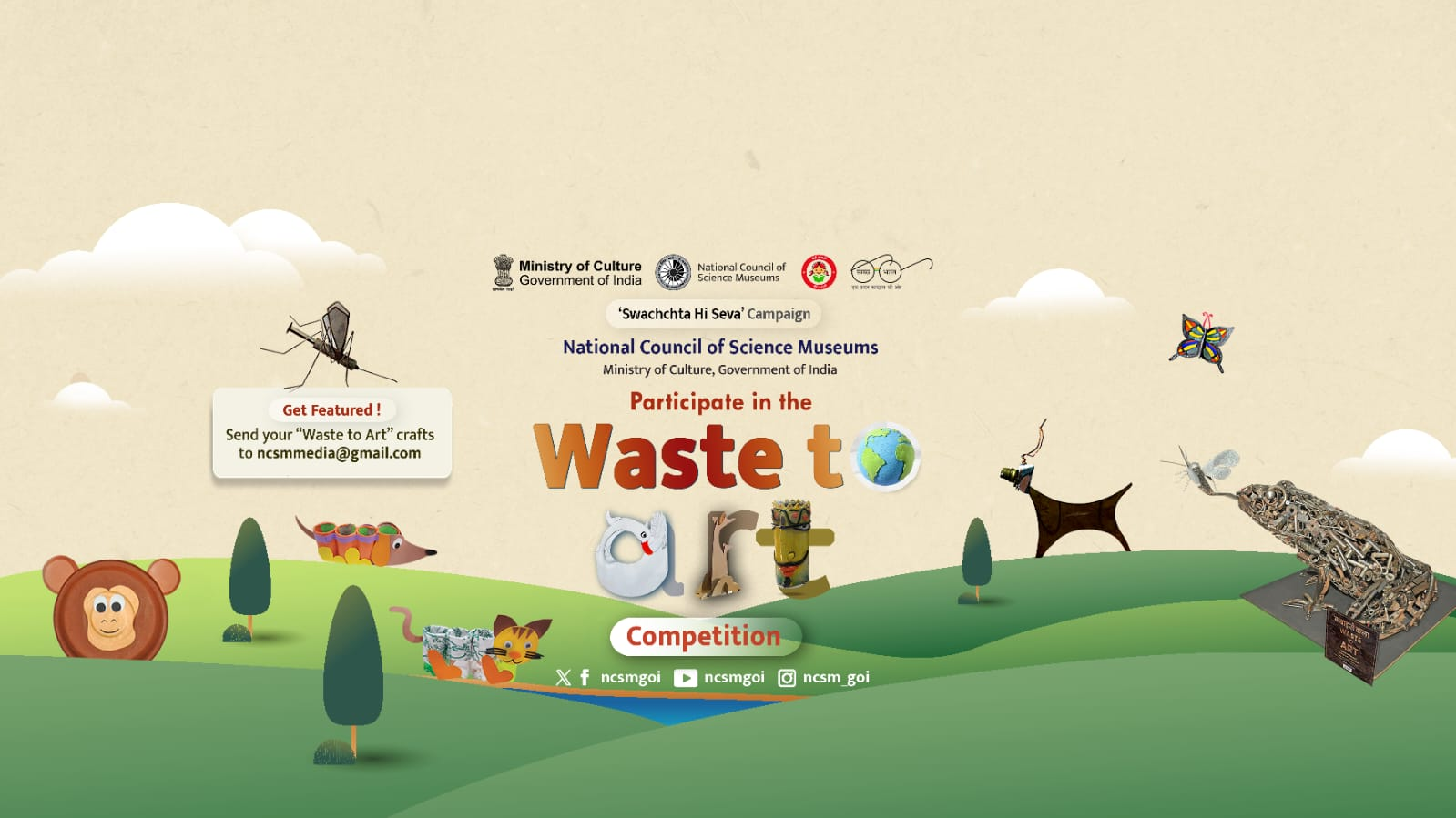 Waste to Art Initiative 2024 by NCSM [Open to All]