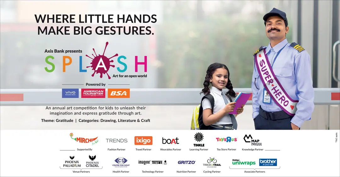 Axis Bank Splash 2024 Competition [Ages 7 to 14]